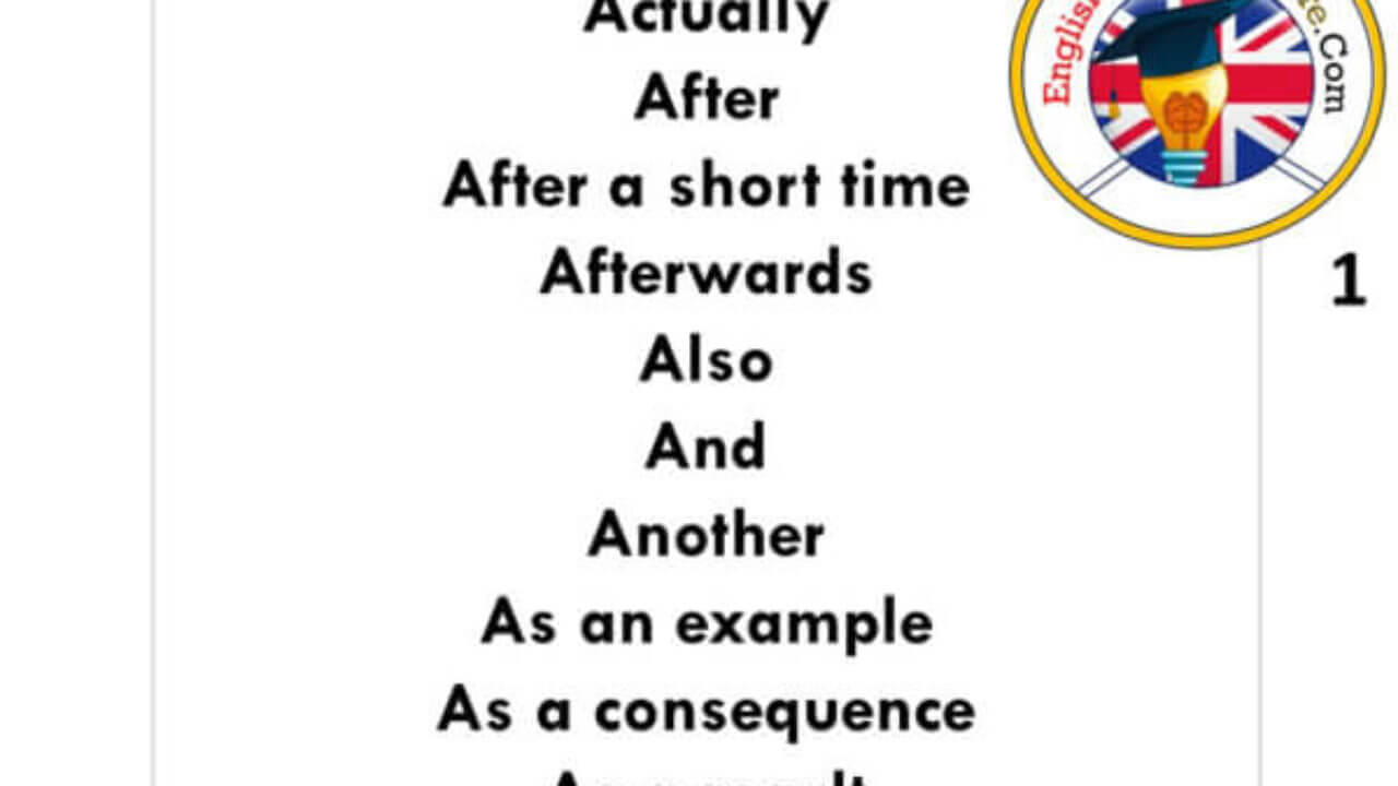 100 Conjunctions List In English English Grammar Here