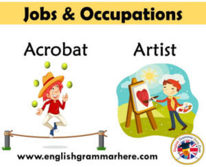 Jobs and Occupations Names with Pictures - English Grammar Here