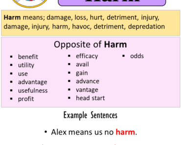 harm opposite words Archives - English Grammar Here