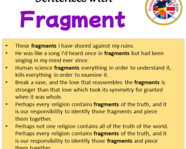 Example Sentences Archives - English Grammar Here