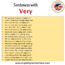 Sentences with Very, Very in a Sentence in English, Sentences For Very ...