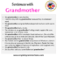 Sentences with Grandmother, Grandmother in a Sentence in English ...