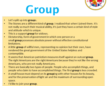 Sentences For Group Archives - English Grammar Here