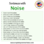 Sentences with Noise, Noise in a Sentence in English, Sentences For ...