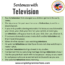 Sentences with Television, Television in a Sentence in English ...