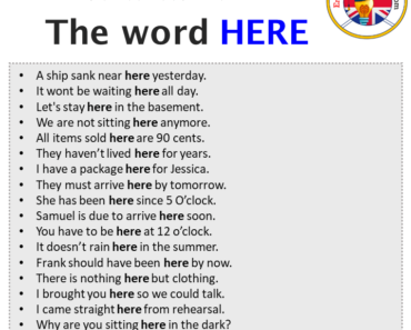 Example Sentences Archives - Page 489 of 604 - English Grammar Here