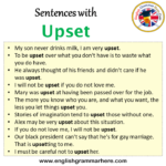 Sentences with Upset, Upset in a Sentence in English, Sentences For ...