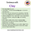 Sentences with Clay, Clay in a Sentence in English, Sentences For Clay ...