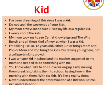 Sentences For Kid Archives - English Grammar Here
