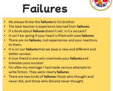 Failures in a Sentence in English Archives - English Grammar Here