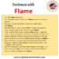 Sentences with Flame, Flame in a Sentence in English, Sentences For ...
