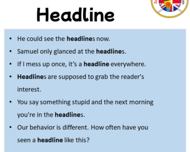 Sentences with Headline Archives - English Grammar Here