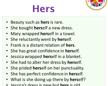 Sentences with Hers Archives - English Grammar Here