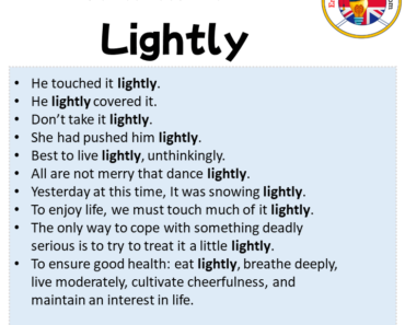 Sentences with Lightly Archives - English Grammar Here