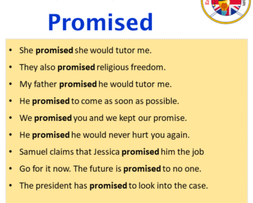 Sentences With Promised Archives English Grammar Here