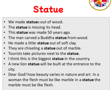 Sentences with Statue Archives - English Grammar Here