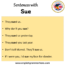 Sentences with Sue, Sue in a Sentence in English, Sentences For Sue ...