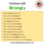 Sentences with Wrongly, Wrongly in a Sentence in English, Sentences For ...