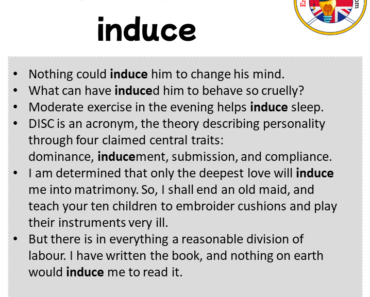 Sentences with induce Archives - English Grammar Here